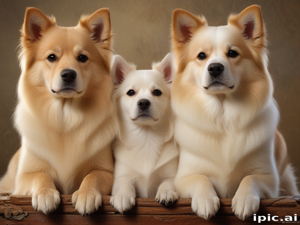 Three Adorable Dogs Posing Together, Showcasing Their Unique ...
