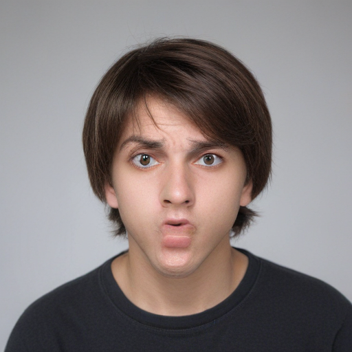 Disgusted expression