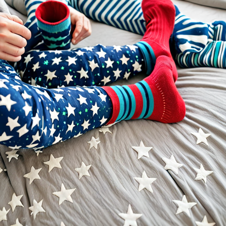 pajama and socks