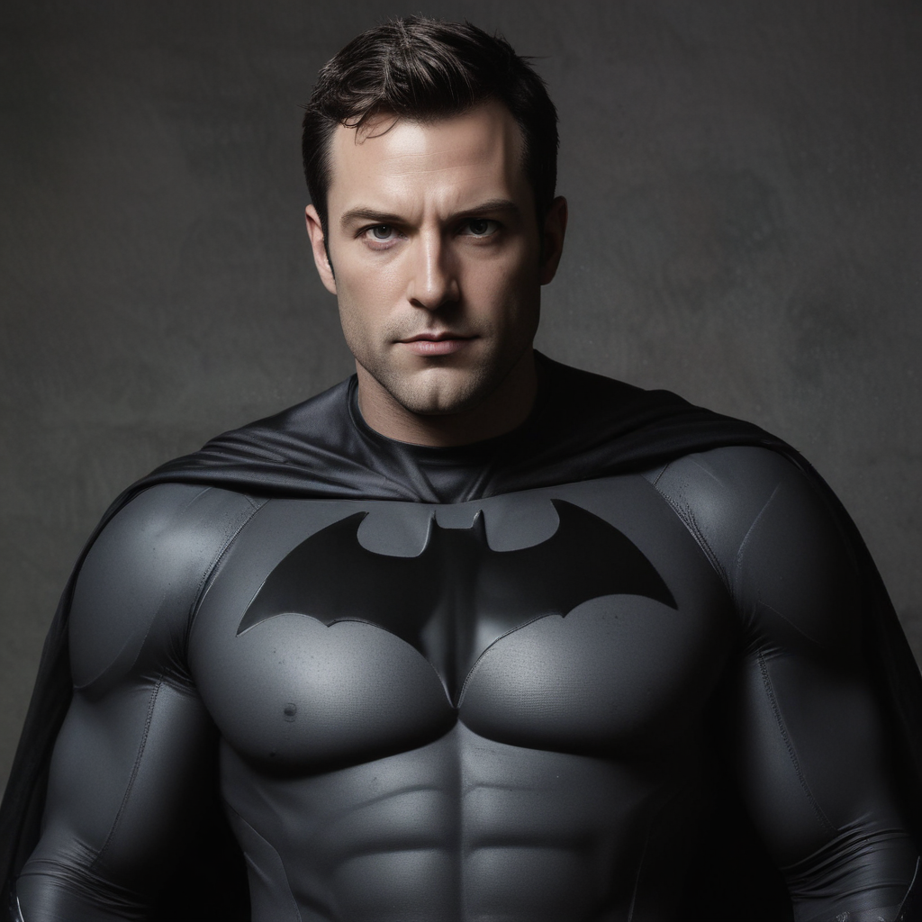 ben affleck's batman retro style