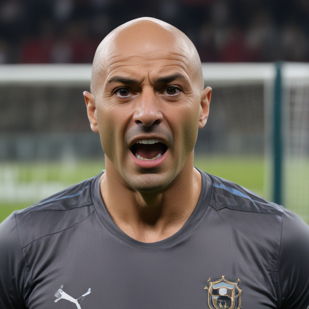 the great baldini opening his gate but he's bald