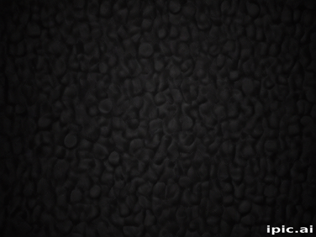 Abstract Black Texture with Subtle Patterns and Fluid Visual Elements
