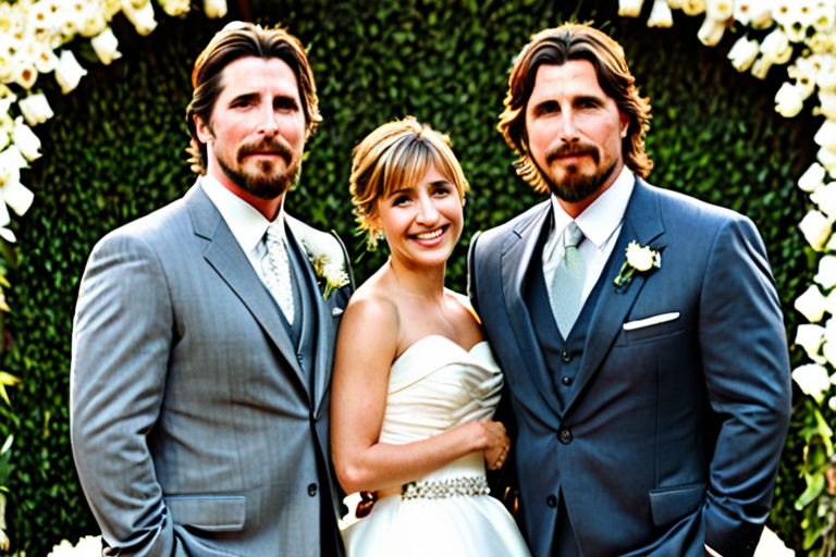 christian bale and Allison Mack Wedding