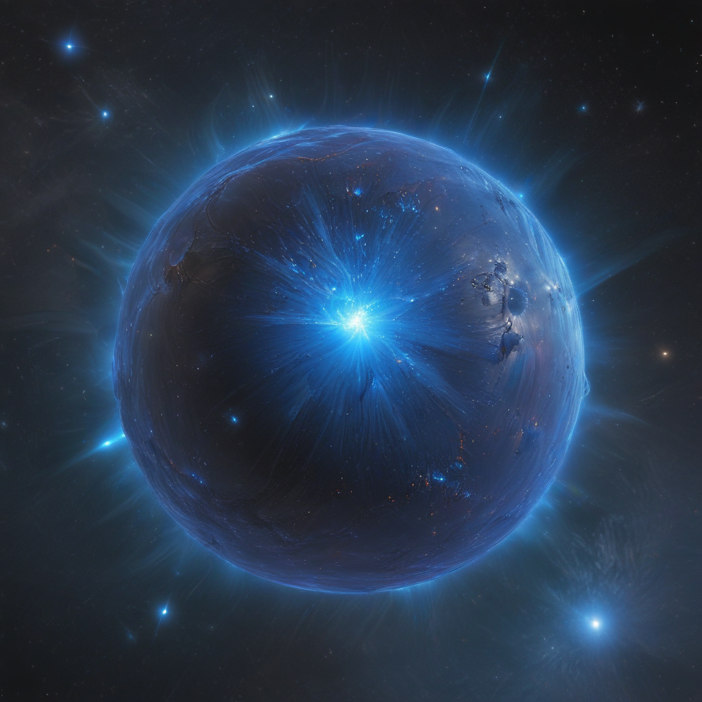 Completely Lonely Ball-shaped Blue Supergiant star that is very ...