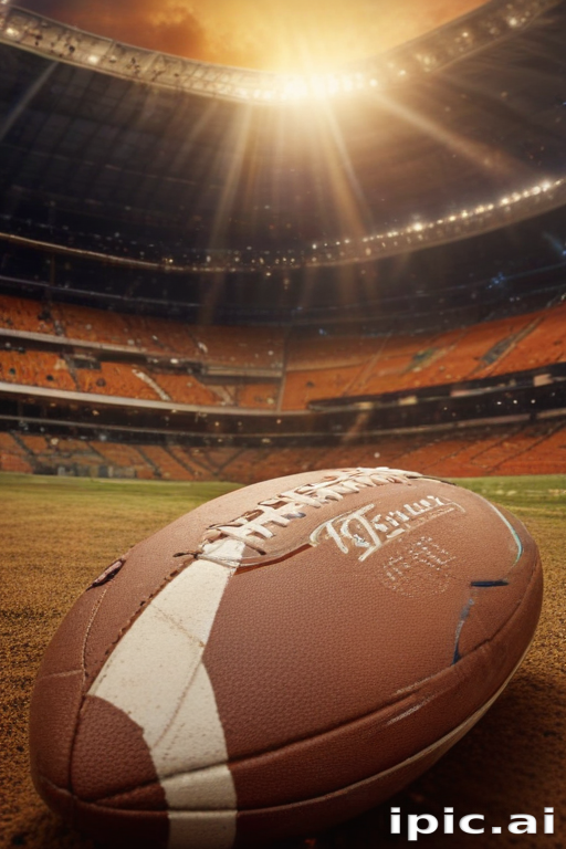 An Epic Football Scene Captured in a Majestic Stadium Setting