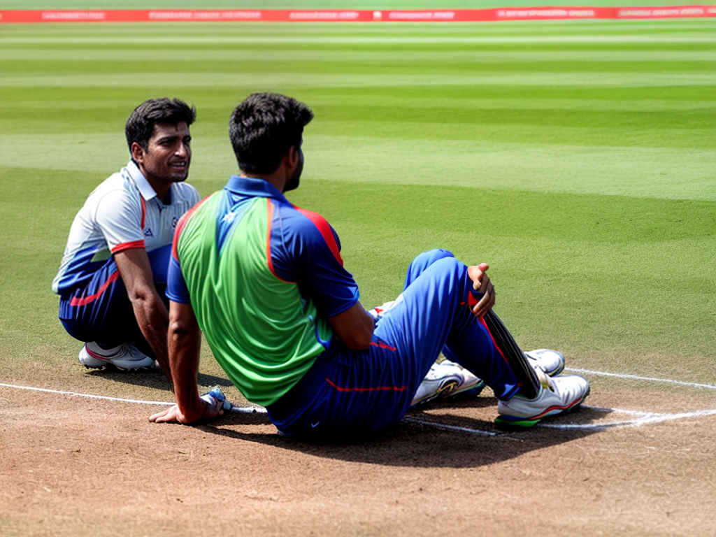 watching cricket match