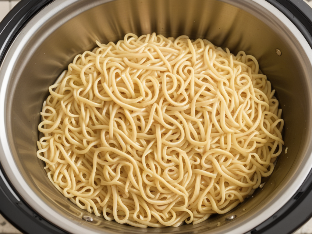 A Close-Up View of Cooked Noodles Ready for Delicious Recipes.