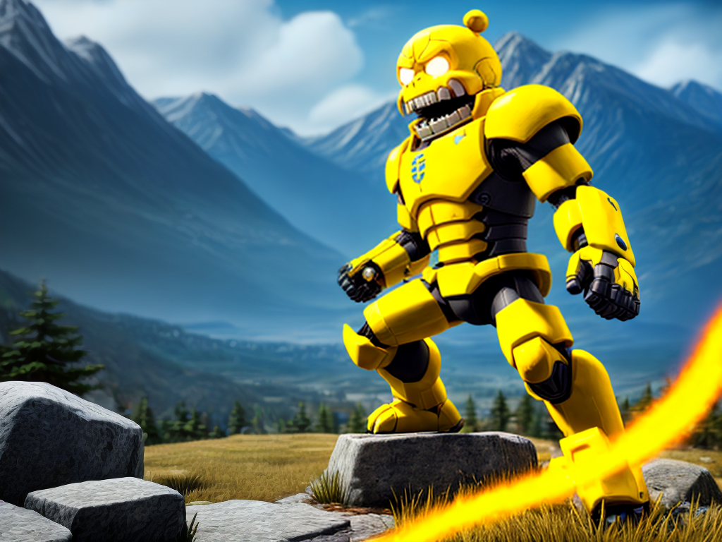 undertale yellow soul defending itself from monsters around