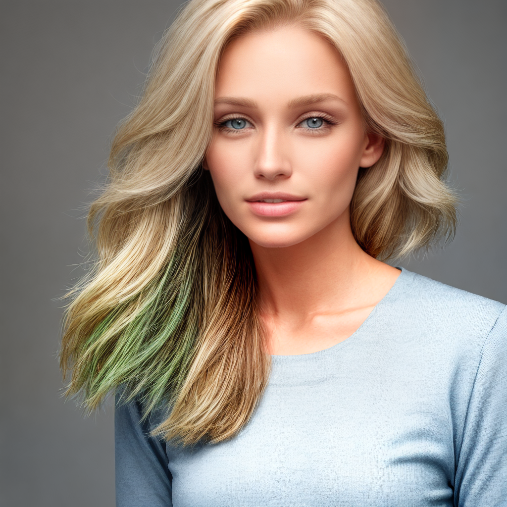 a generic looking woman that is blond and have 3 eyes placed horizontally