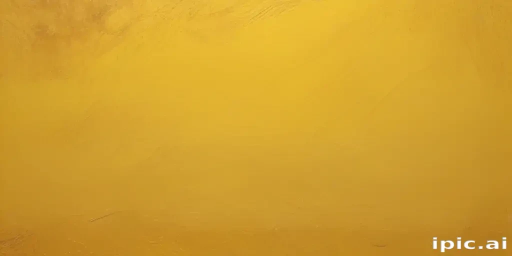 Vibrant Yellow Canvas with Subtle Texture and Warm Tones for Art