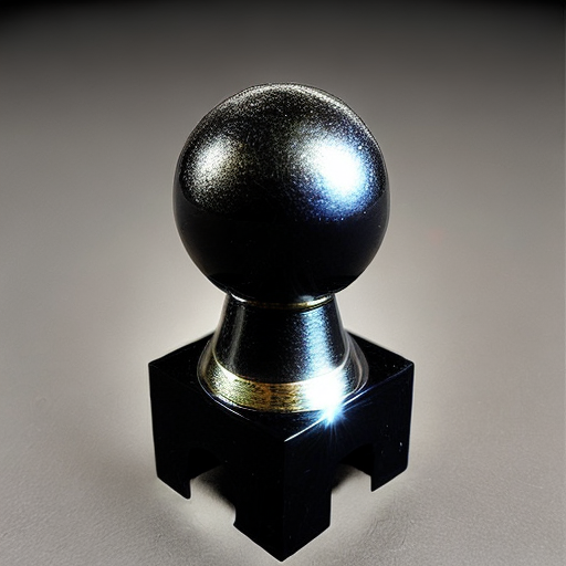 a hyper-realistic chess pawn, only one single piece. make it modern ...