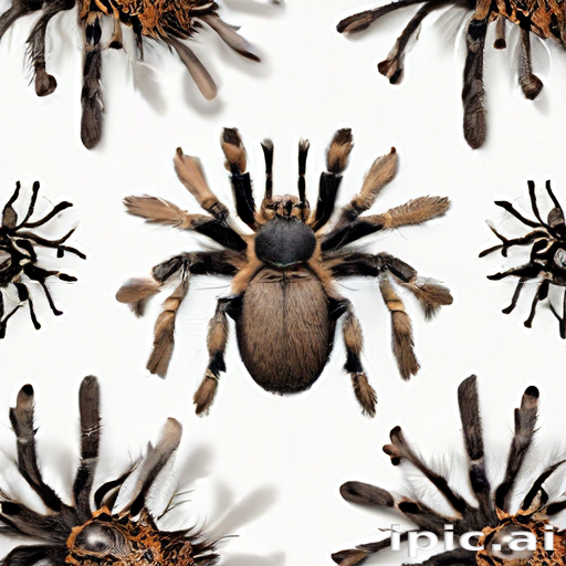 Intricate Patterns of a Tarantula Showcasing Nature's Unique Beauty and ...