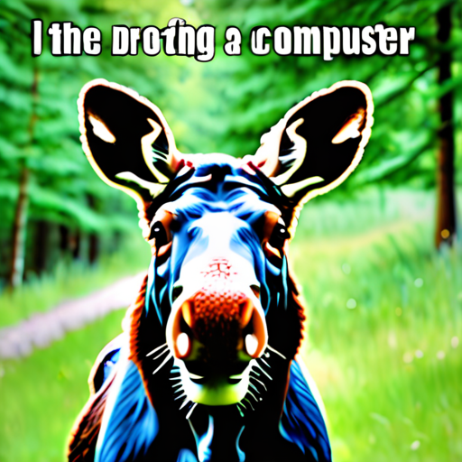moose angry at computer