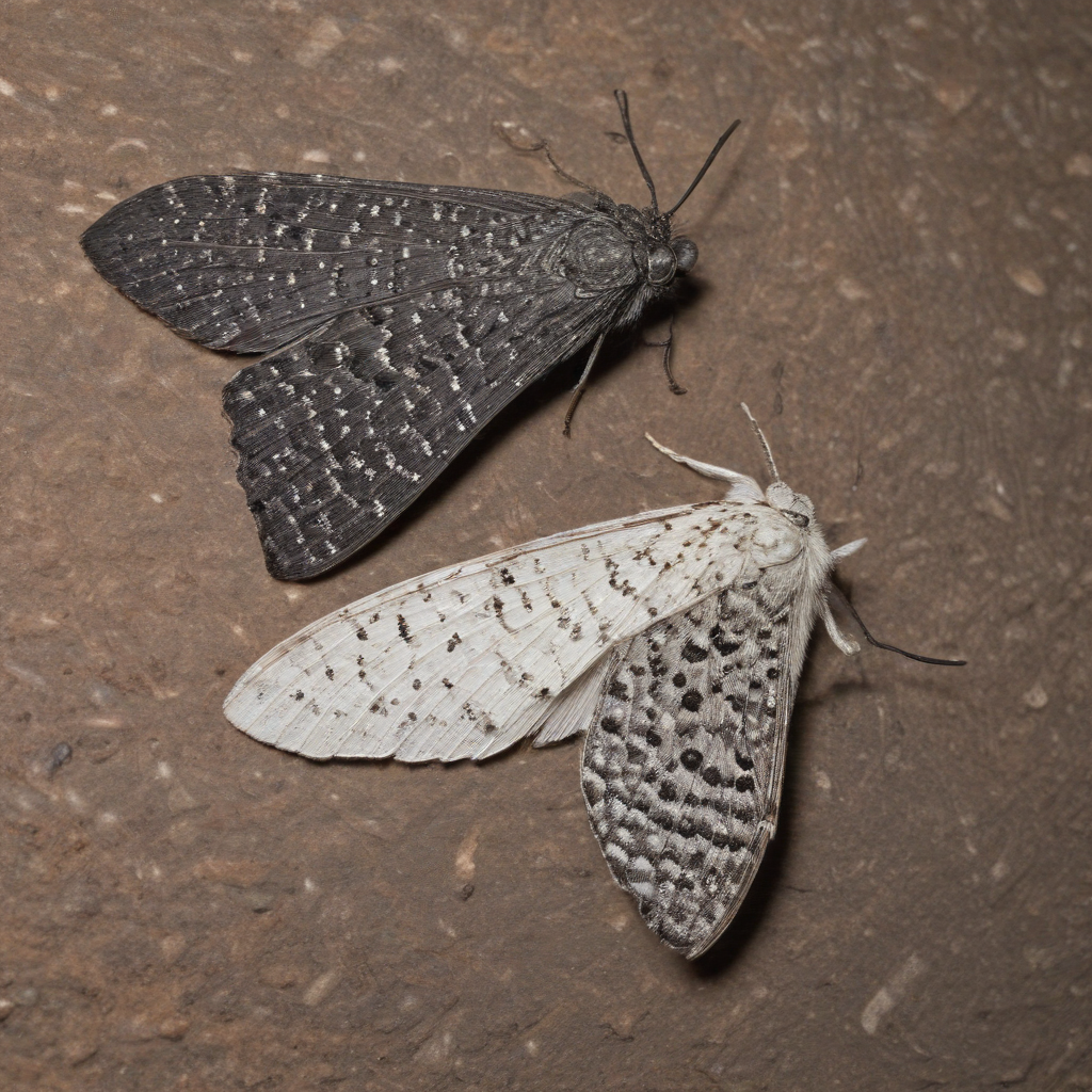 light peppered moths vs dark peppered moths