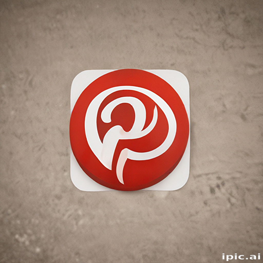 Creative Logo Design Featuring a Bold Red and White Iconic Symbol