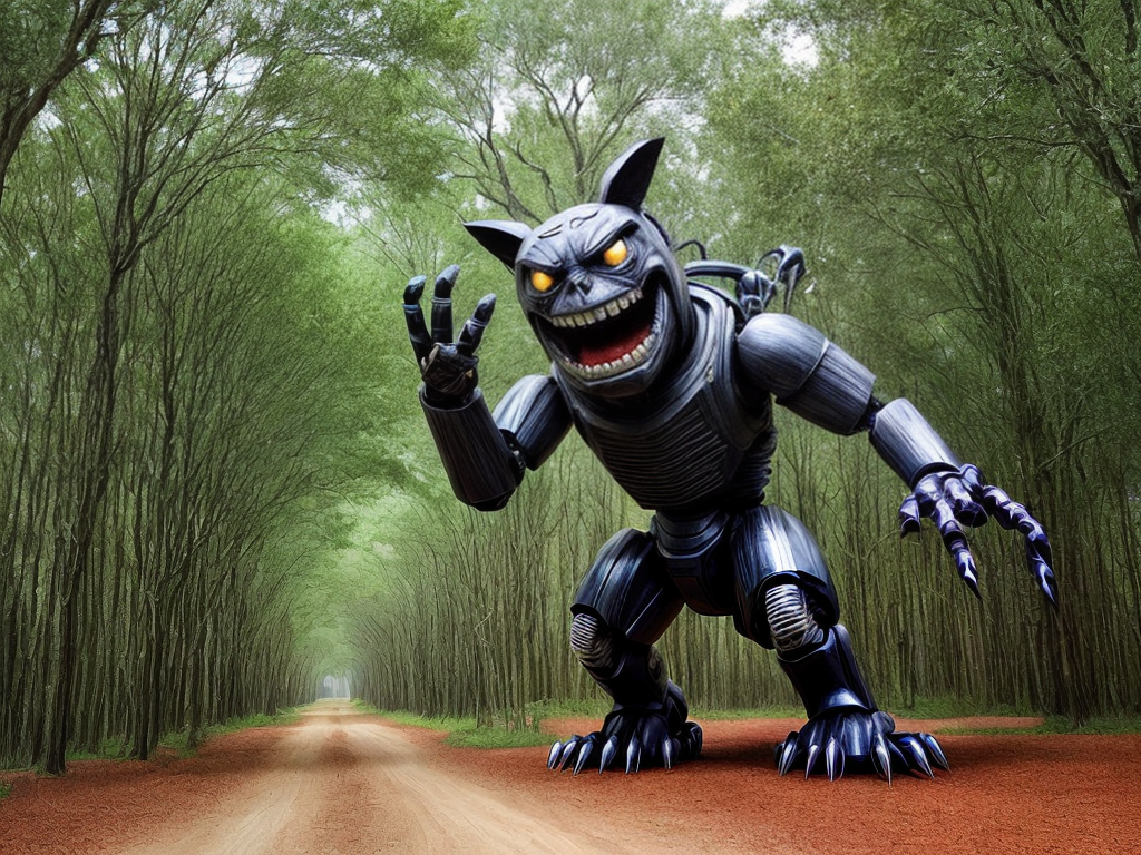 Very scary animatronic