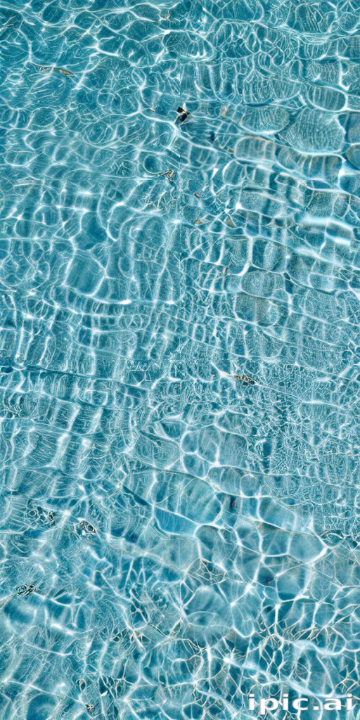 Captivating Reflections and Patterns of Sunlight on Crystal Clear Water