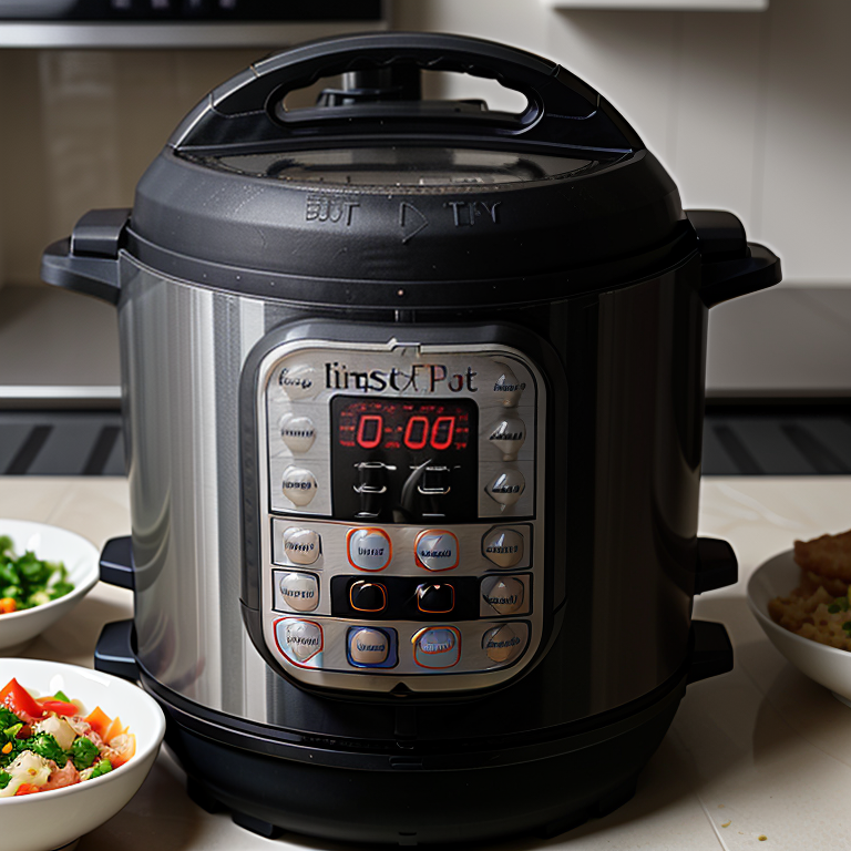 Modern Kitchen with a Versatile Instant Pot Cooking Delicious Meals ...