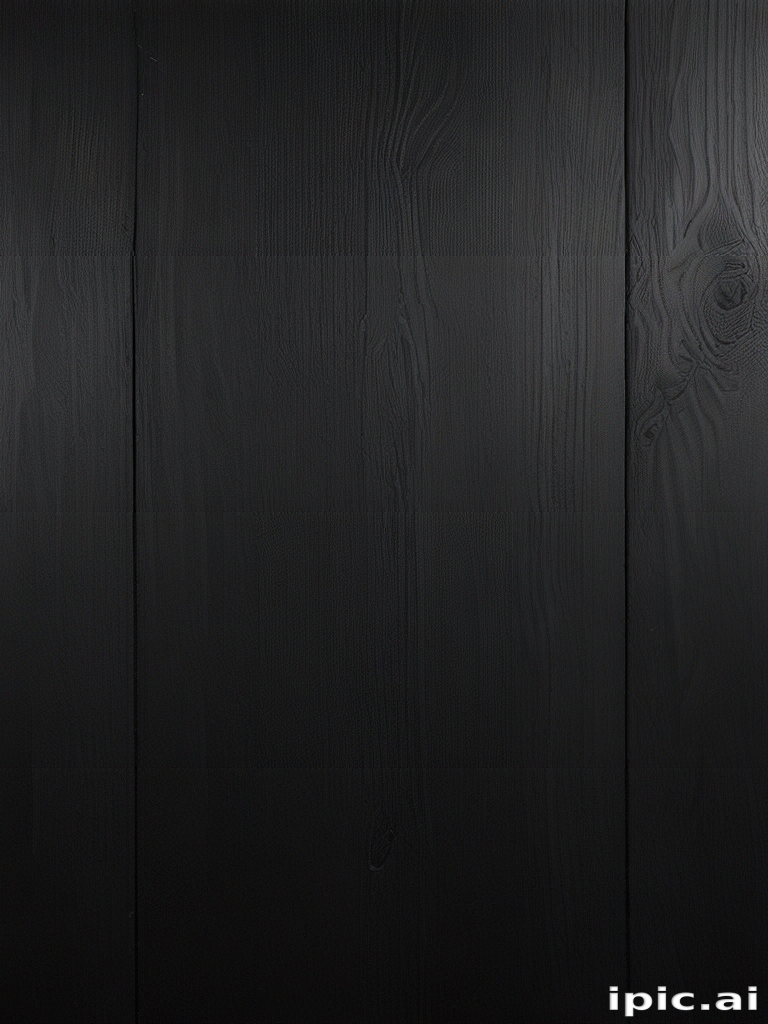 Elegant and Minimalist Black Wooden Panel Background for Creative Projects