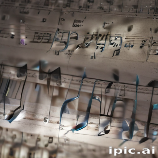Abstract Representation of Music Notation with Artistic Reflections and ...