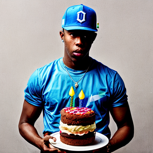 Tyler, The Creator, The rapper, Eating a birthday cake