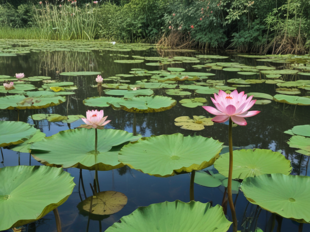 Lotus pond