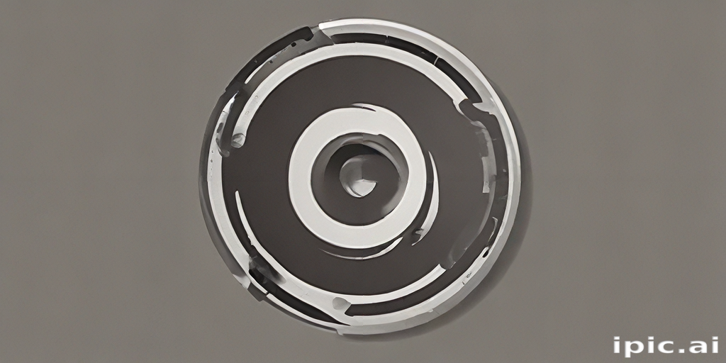 Abstract Circular Design Featuring Concentric Rings and a Minimalist ...