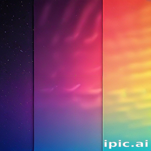 Vibrant Gradient Display of Colors Transitioning from Dark to Light