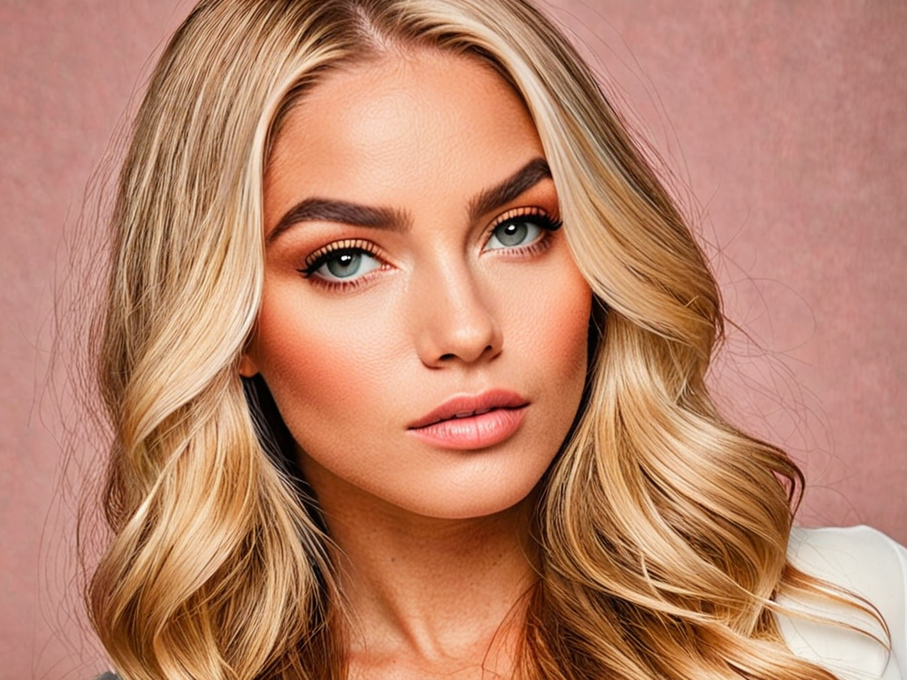 woman with blond hair influencer