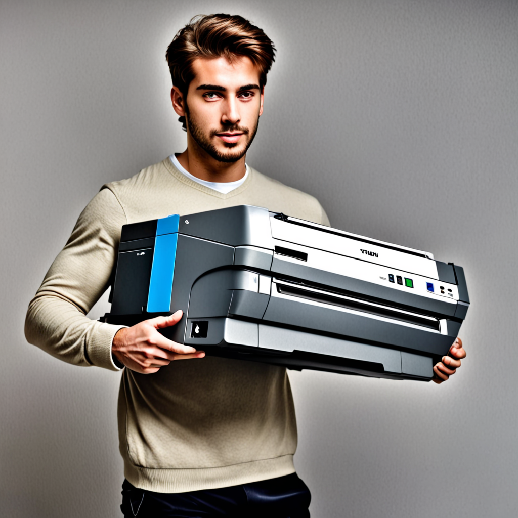 carrying a heavy printer