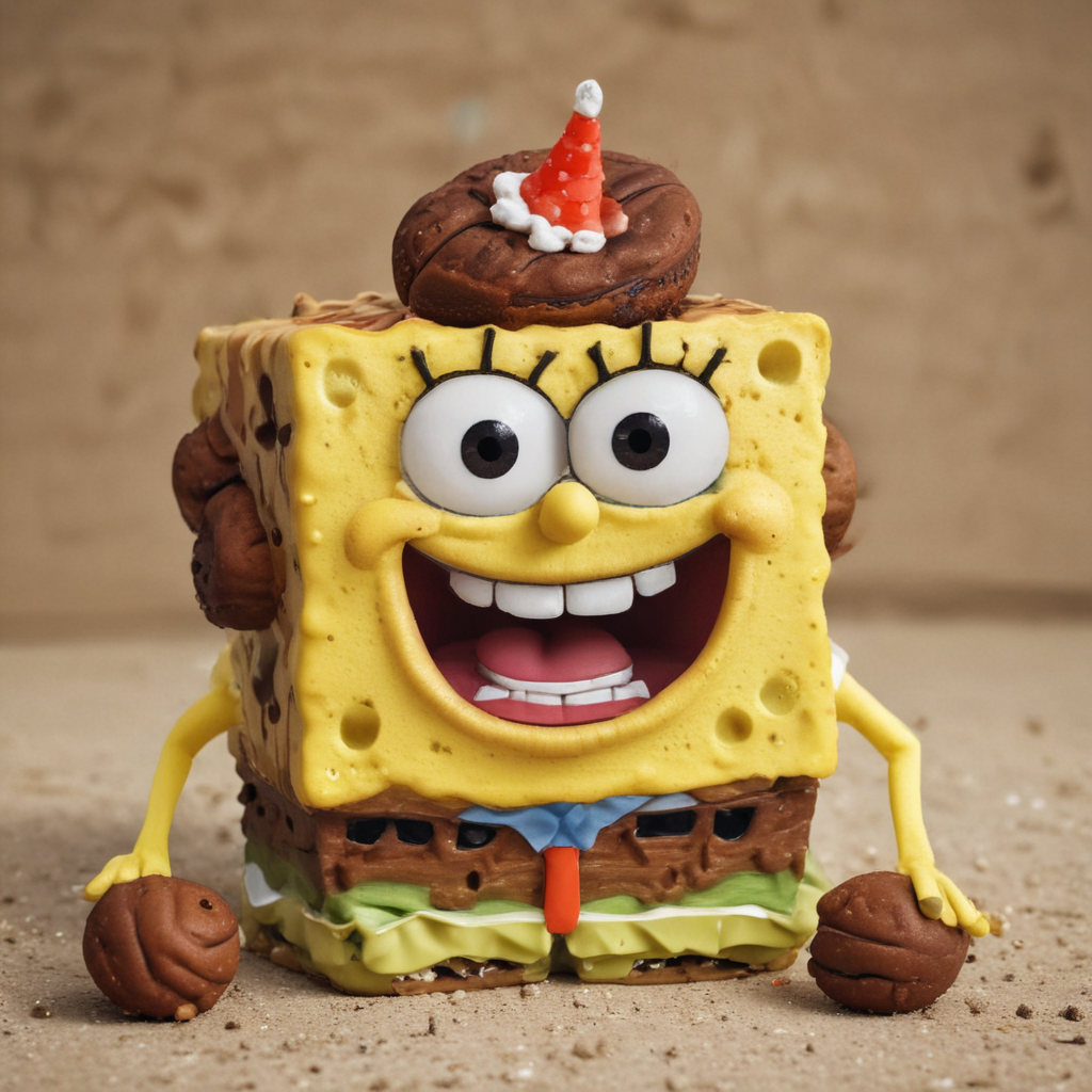 Spongebob absolutely devouring Lebron James