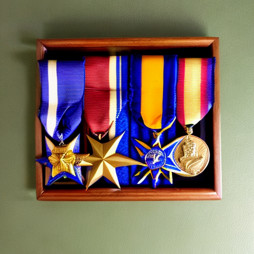 realistic army service ribbon rack including the medal of honor