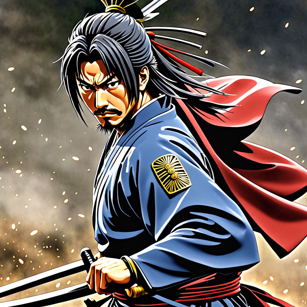 japanese samurai anime manga fighting