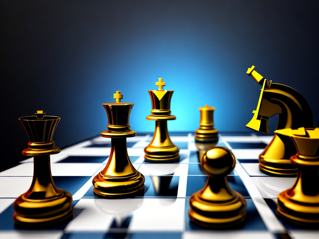 chess show modern tv logo 3d