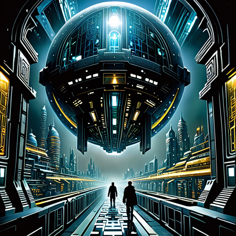 netrunner dark surreal art