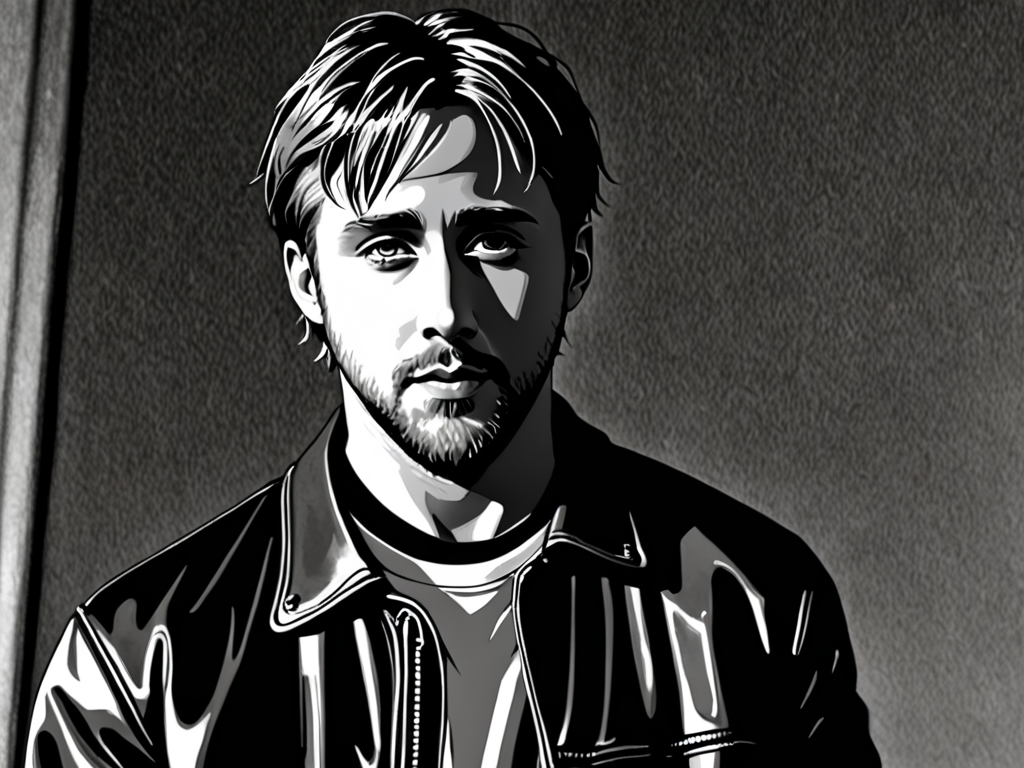 ryan gosling, manga, anime, 2d, ghibli, ghost in a shell, death note ...