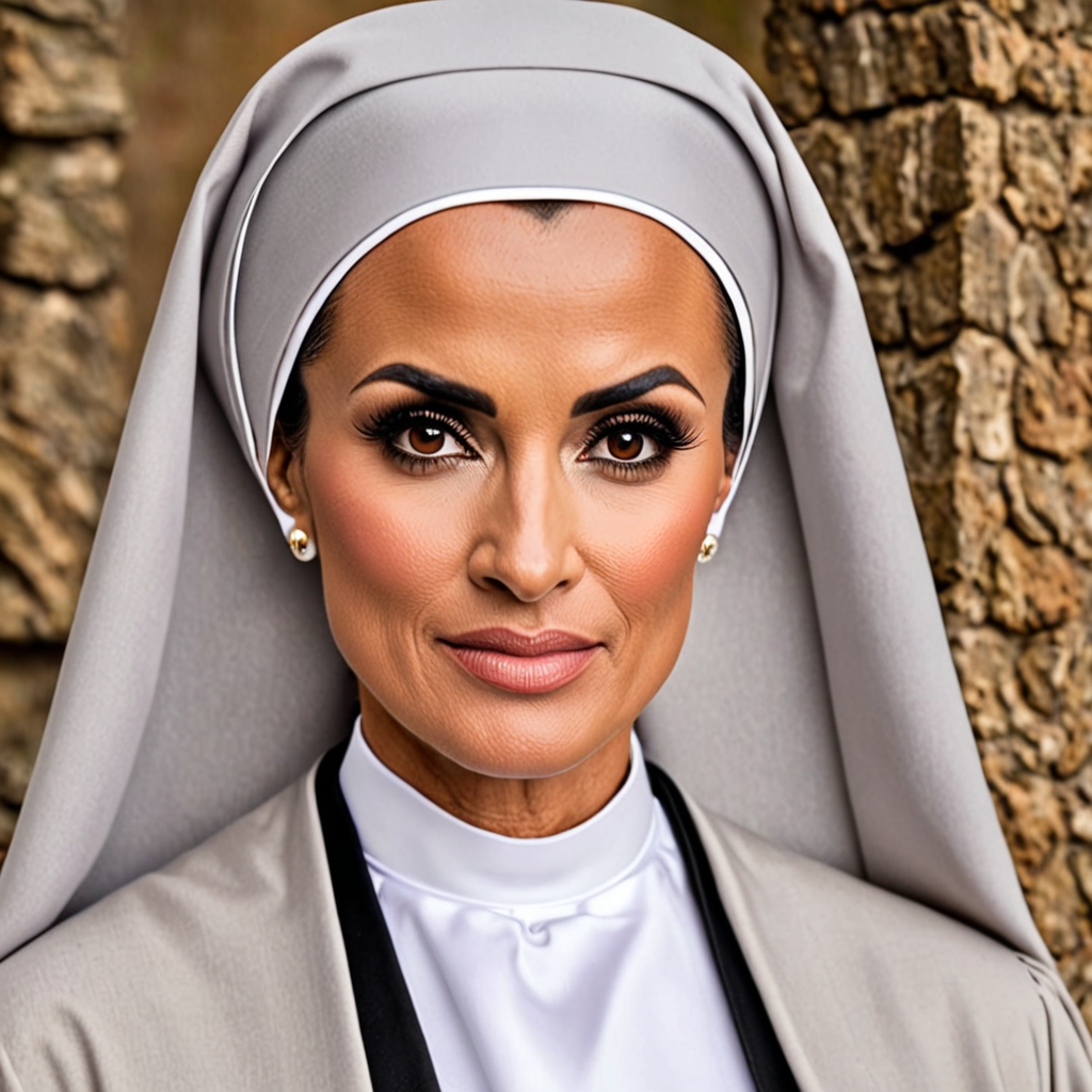 Lisa ann as a nun
