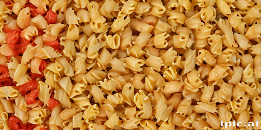 A Colorful Assortment of Various Pasta Shapes Perfect for Culinary ...