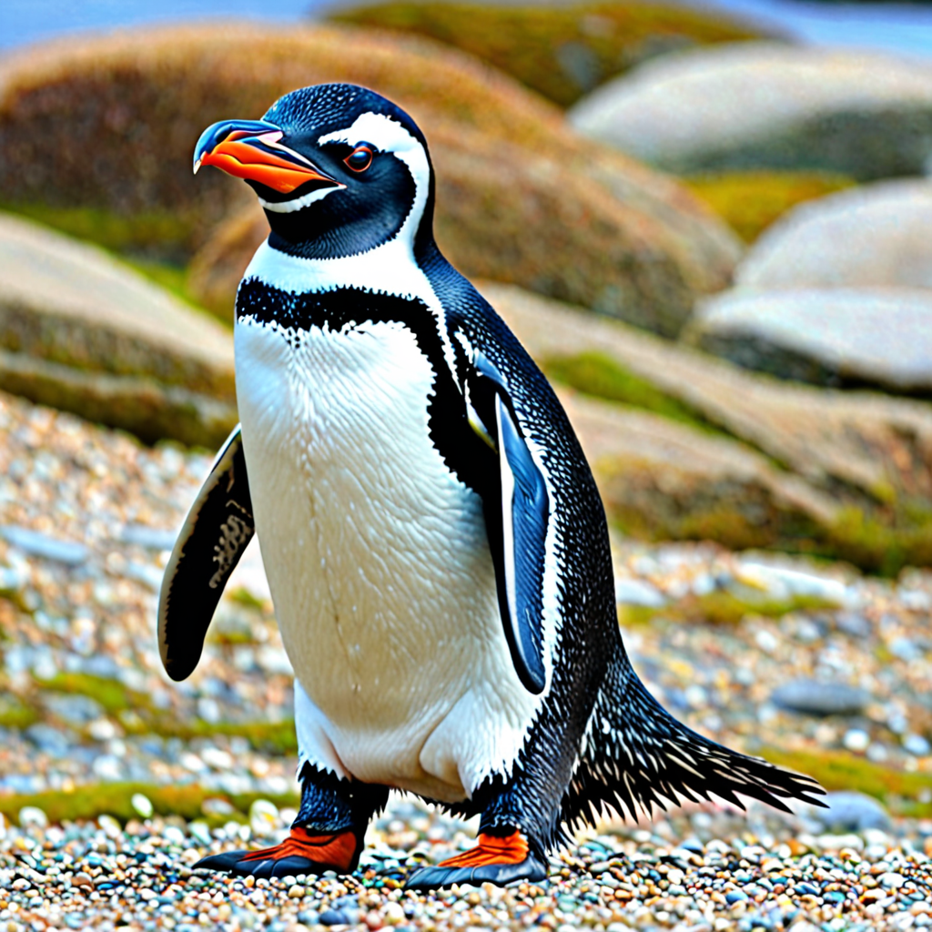 penguins riding red dragons