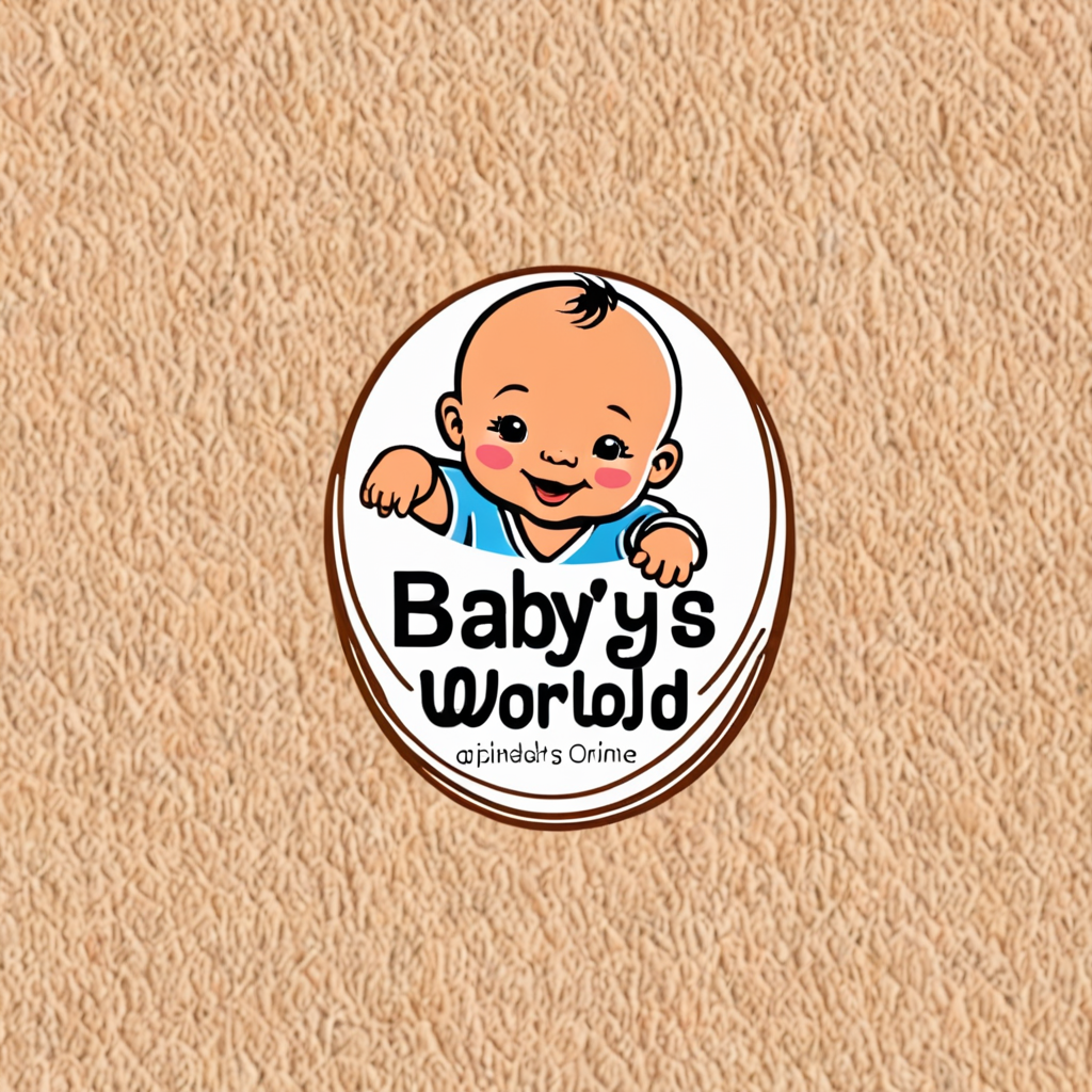 Design a captivating logo that incorporates a joyful and endearing baby ...