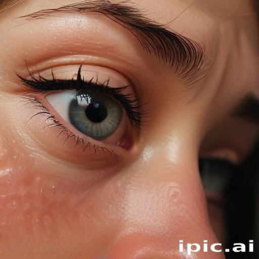 Close-Up of a Human Eye Capturing Intricate Details and Emotions