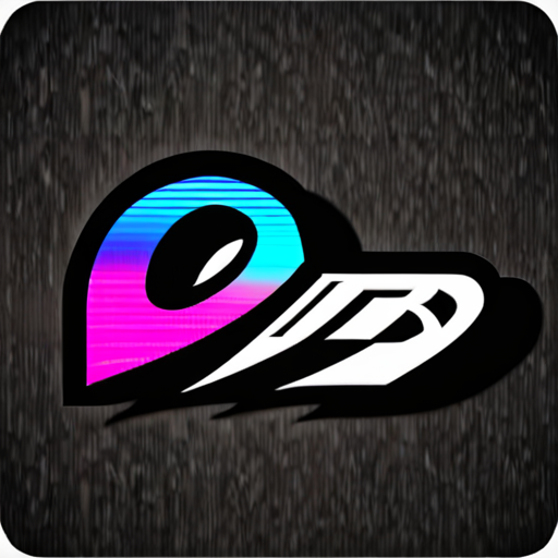 Revent logo smooth swish colorful futuristic
