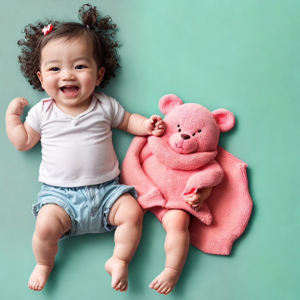 Most Beautiful Joyful Cute Baby Digital Art (copy-right free)