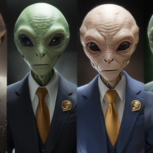 Handsome looking aliens