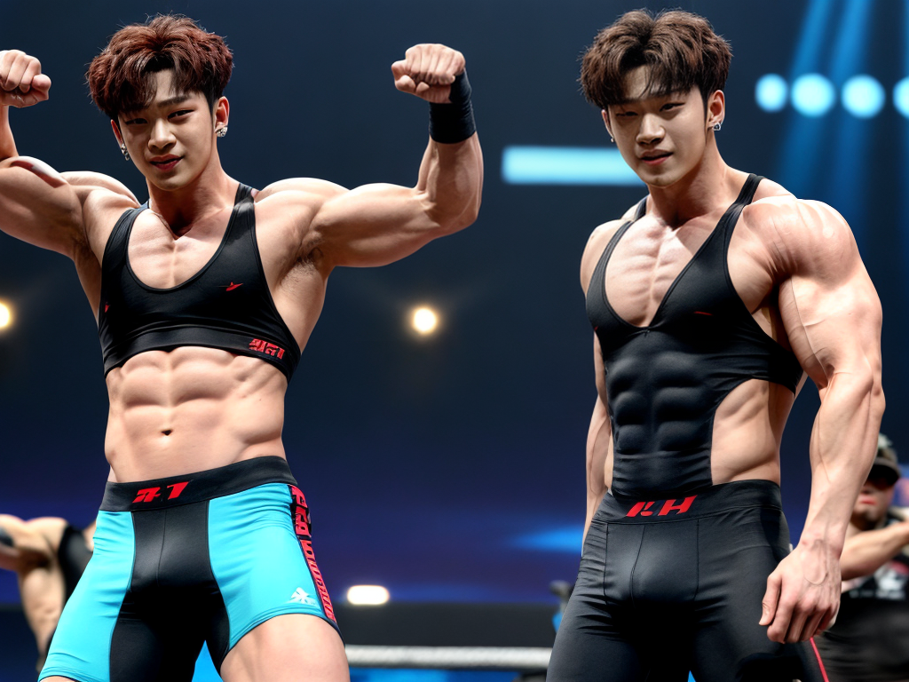 Muscle Bang Chan from Stray Kids