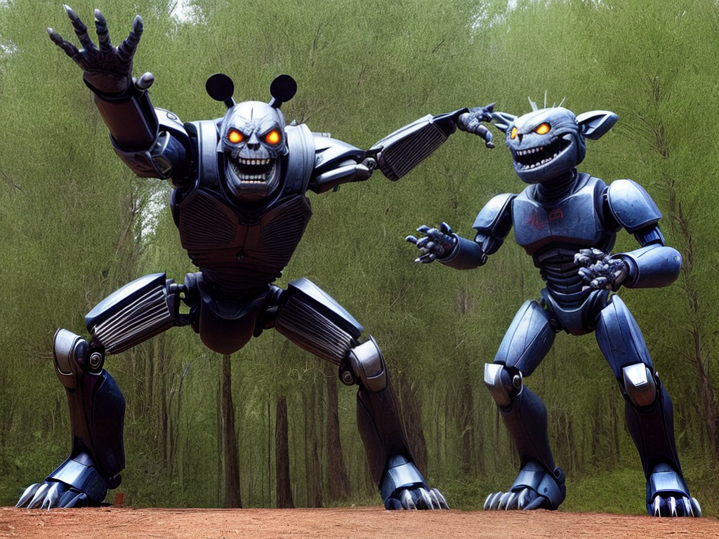 Very scary animatronic