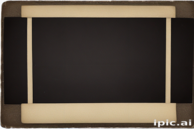 An Empty Photo Frame Ready for a Memorable Picture to Capture