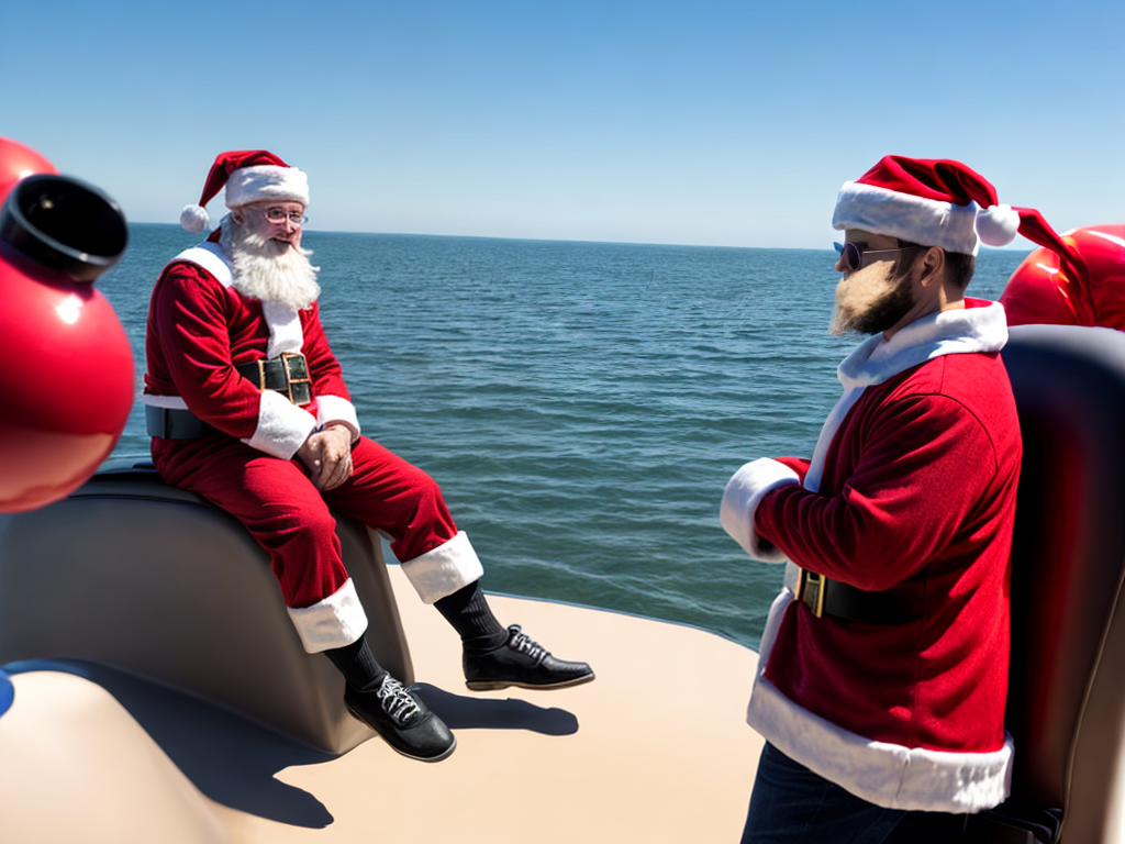 santa on a cruise with kids