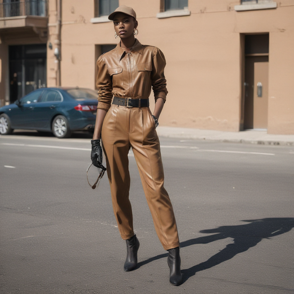 full-body view of a very skinny Sudanese debutant, very skinny and very ...