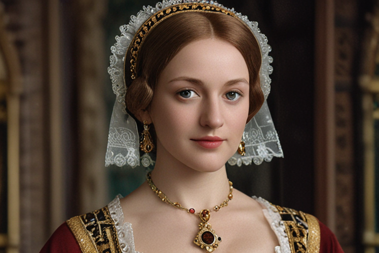 realistic photo of Henry VIII’s wife Anne of Cleves in real life
